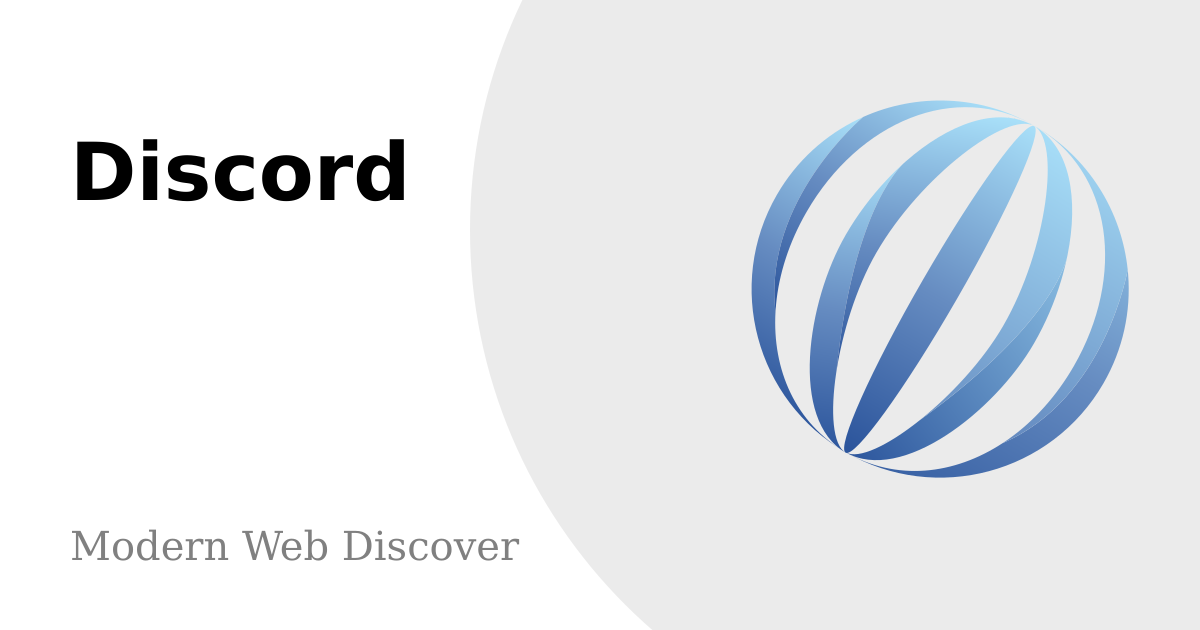 Discord: Modern Web